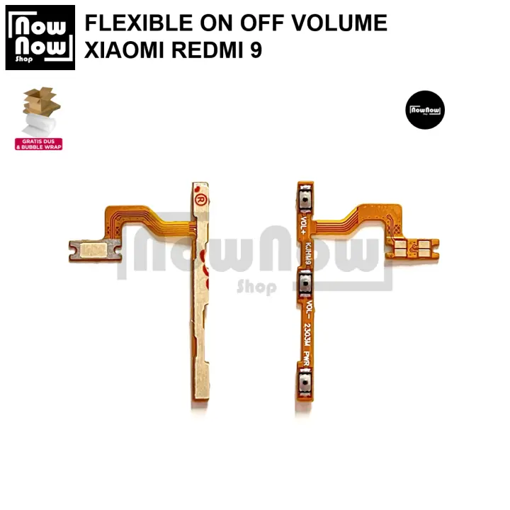 Flexible ON OFF Volume Xiaomi Redmi 9 Tombol Power Volume Flexibel Konektor Fleksibel Fleksible ...