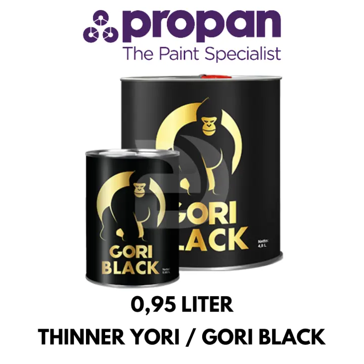 Thinner Yori (Gori) Black / Hitam Anti Ngabut Untuk Melamine dan Duco 0 ...