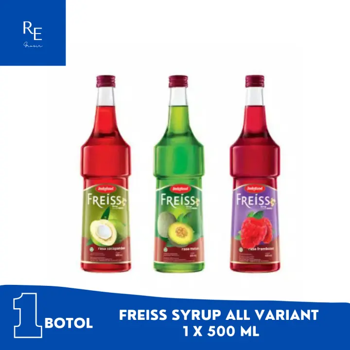 GROSIR Freiss Freis Syrup Sirup Indofood Botol Coco Pandan Melon ...