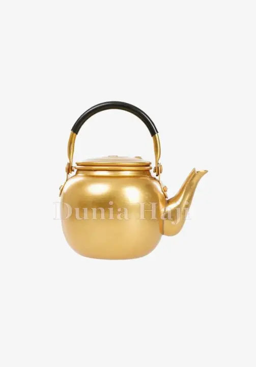 Teko Ceret Arab Polos 1,5 Liter - Teko Arab Emas Cantik Unik - Teko ...