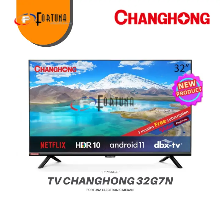 CHANGHONG LED TV 32 INCH 32G7N ANDROID SMART TV | Lazada Indonesia