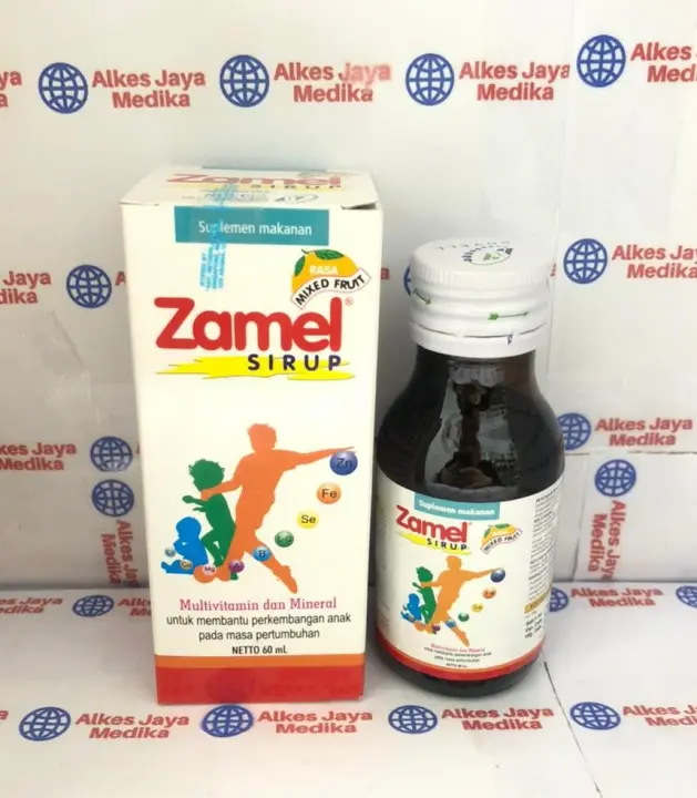Zamel Sirup 60ml - Suplemen Vitamin Dan Mineral Anak-Anak | Lazada ...