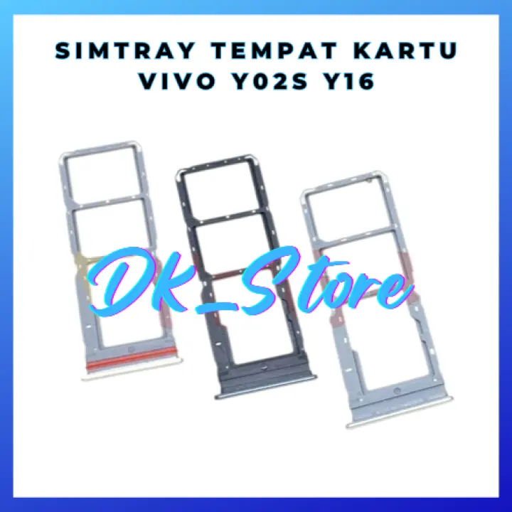Sim Tray Simtray VIVO Y02S Y16 Slot Sim Tempat Kartu Hp Simcard Simlock ...