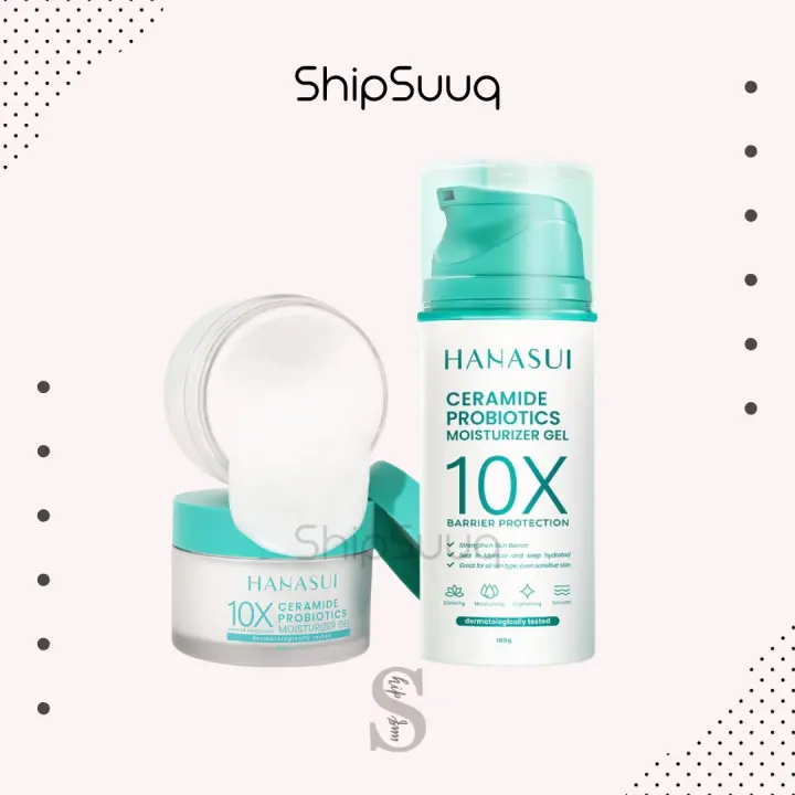 Hanasui Ceramide Probiotics Hydrating Moisturizer Gel - Pelembab Ringan ...
