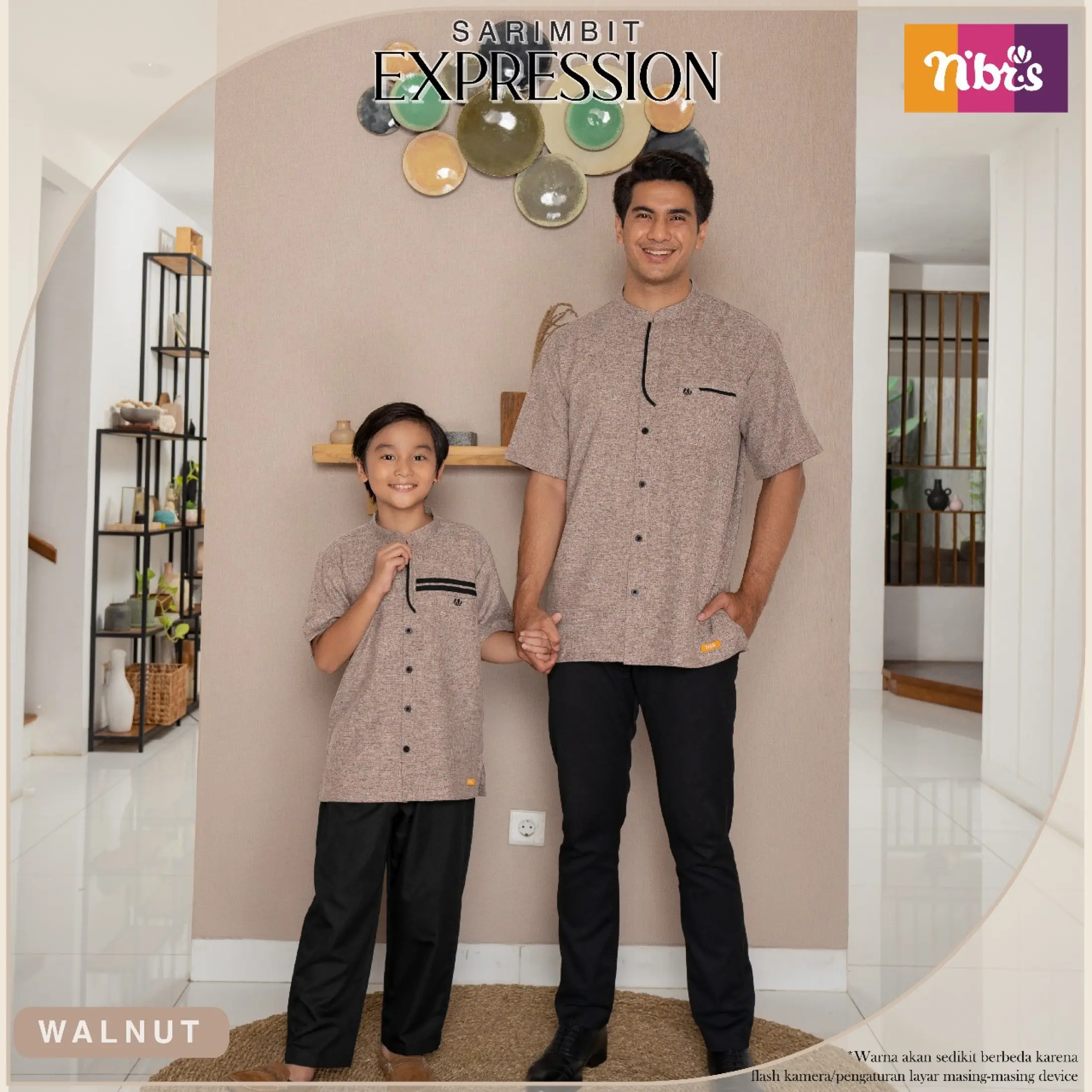 Jual NIBRAS Sarimbit EXPRESSION Sarimbit Couple Keluarga Nibras Edisi ...