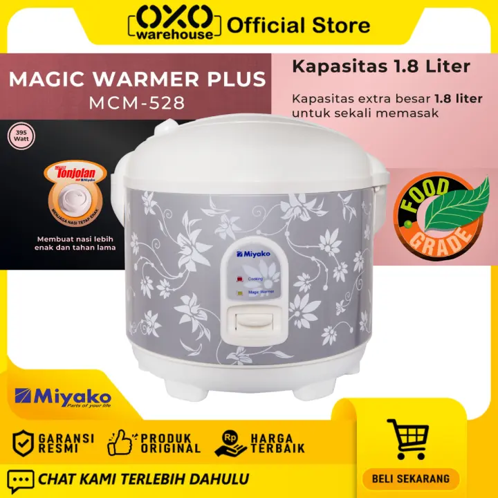 Miyako Rice Cooker MCM 528 Magicom 1,8 L Garansi Resmi Murah Terlaris ...
