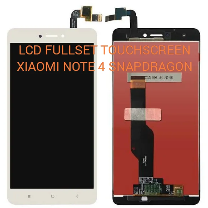 LCD FULLSET TOUCHSCREEN XIAOMI NOTE 4 SNAPDRAGON ORI OEM | Lazada Indonesia