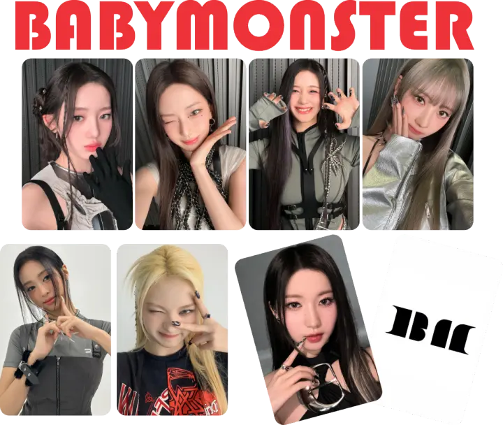 PHOTOCARD BABYMONSTER SELCA SELFI MEMBER FAN MADE | Lazada Indonesia