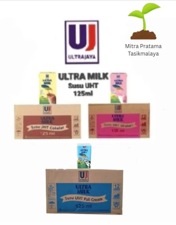 Susu Ultra Milk UHT 125 Ml 1 Karton/Dus isi 40 Pcs | Lazada Indonesia